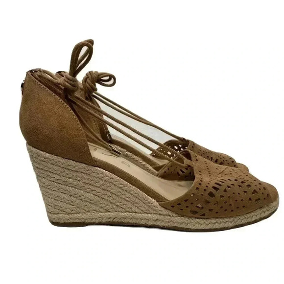 Unisa | Shoes | Unisa Espadrille Wedge Sandals Womens Size 75 Brown ...